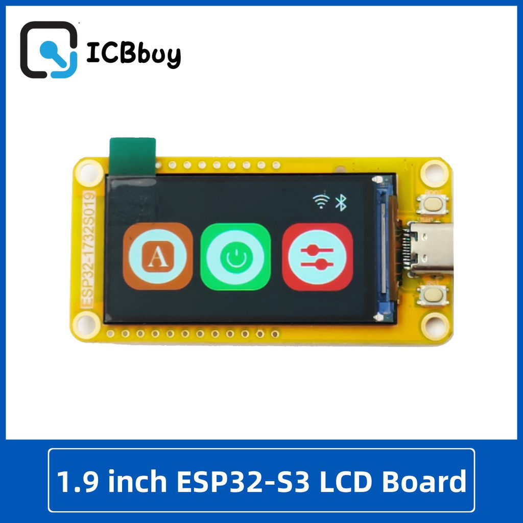 ESP32-S3 HMI 8M PSRAM 16M Flash Arduino LVGL WIFI&Bluetooth 1.9 \" 170*320 Smart Display ...