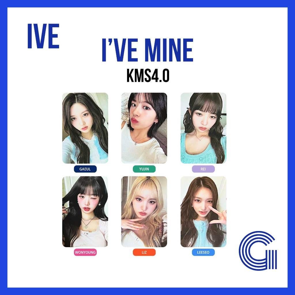 【KMS 4.0 】 IVE - THE 1st EP [I'VE MINE] PHOTOCARD | Shopee Philippines
