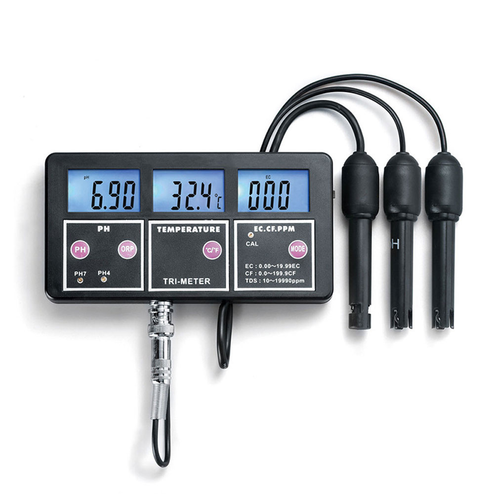 ☫Temperature Six In One Multi Parameter pH Meter Tester PH-117 Online ...