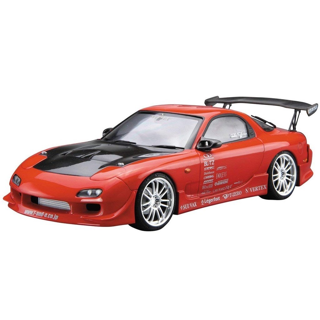 Authentic Aoshima Bunka Kyozaisha 1/24 The Tuned Car Series No.9 Mazda VERTEX FD3S RX-7 1999 ...