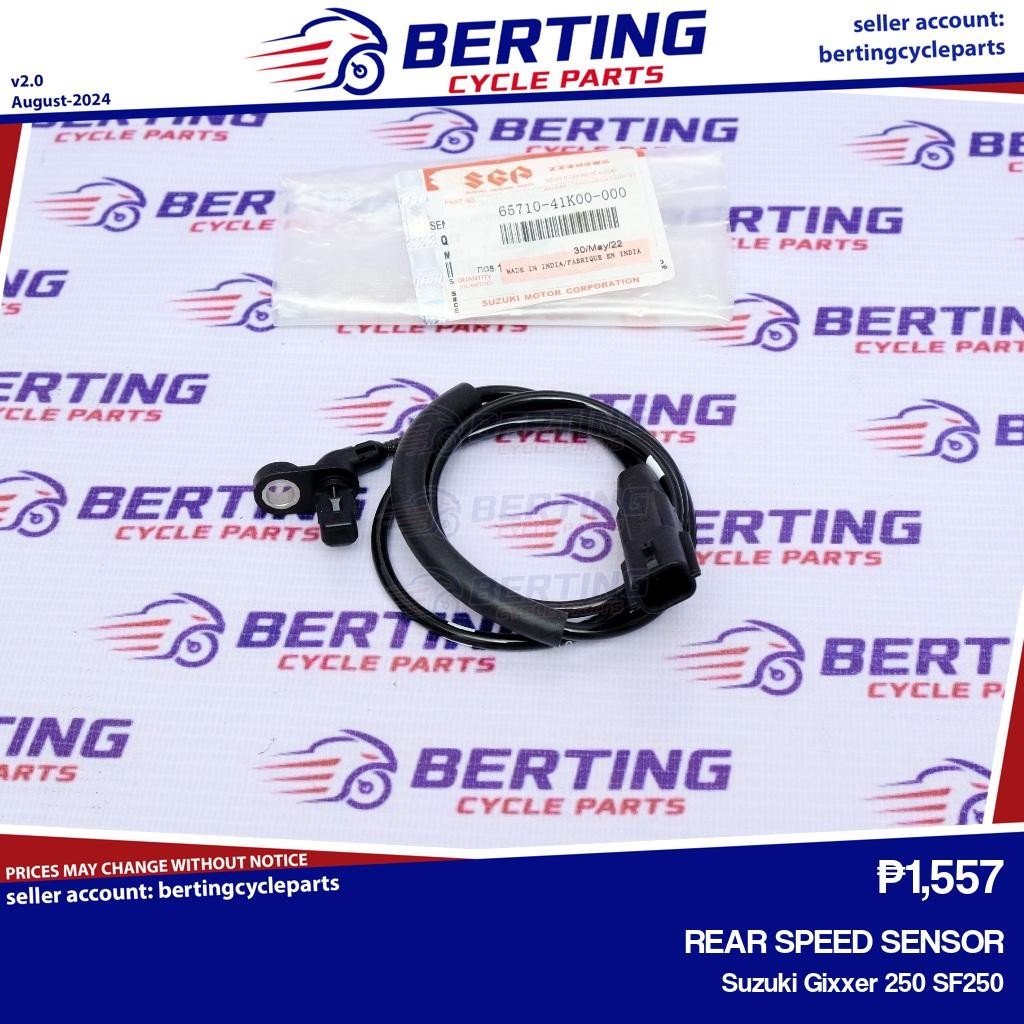 SGP REAR SPEED SENSOR Suzuki Gixxer 250 SF250 Genuine 65710-41K00-000 ...