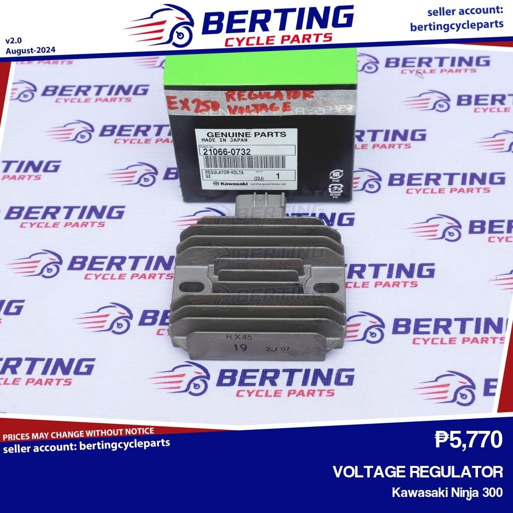 VOLTAGE REGULATOR Kawasaki Ninja 300 Genuine 21066-0732 | Shopee ...