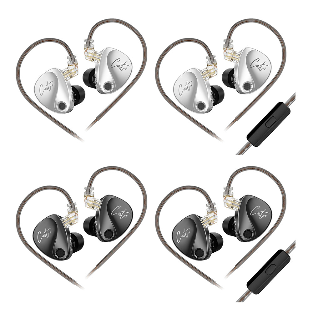 ☸Wired Earbuds 2 Dynamic Tunable Balanced Armature Earphones Detachable ...