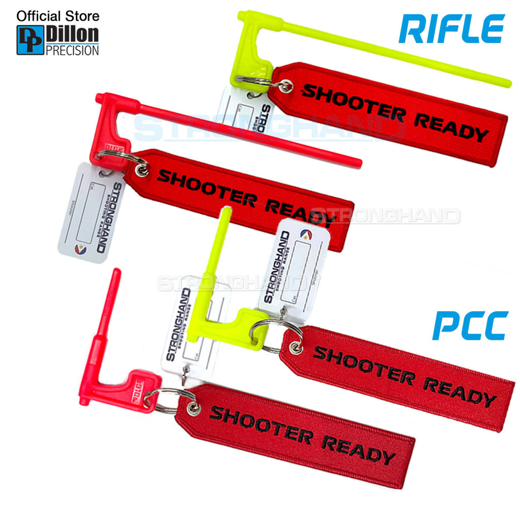 EMPTY CHAMBER FLAG RIFLE / PCC Hi-Viz Neon with Embroidered Key Chain ...