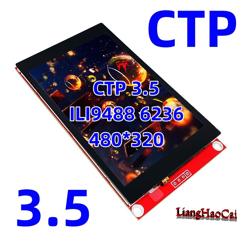 ☺CTP 3.5 Inch ILI9488 6236 pcb Display Super Capactive Panel DIY Module ...