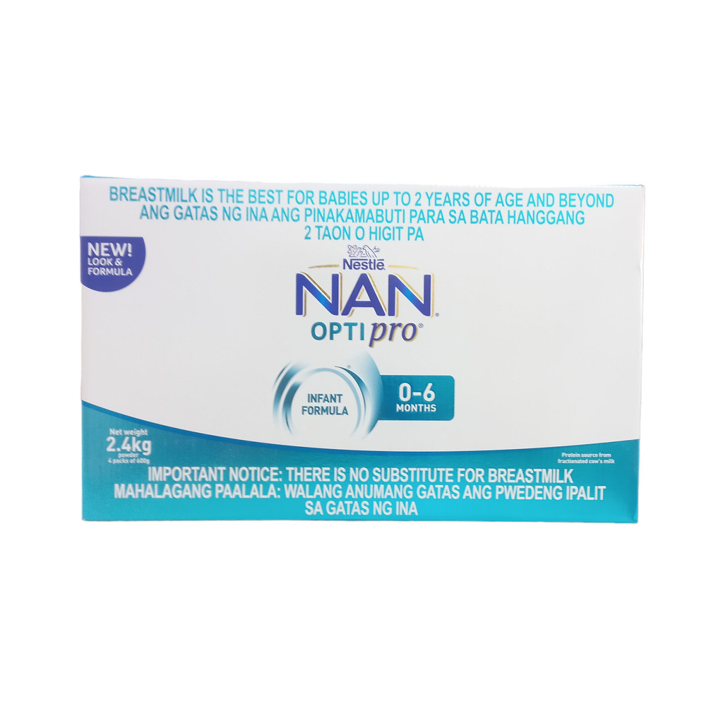 NAN OptiPro One Infant Formula for 0-6 Months 2.4kg | Shopee Philippines