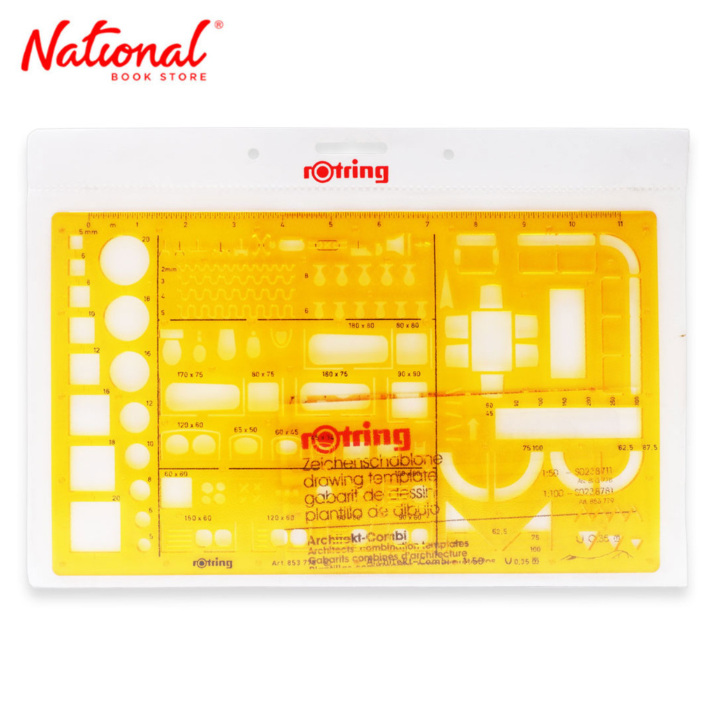 Rotring Architect Template 853778 150 - School Supplies | Shopee ...