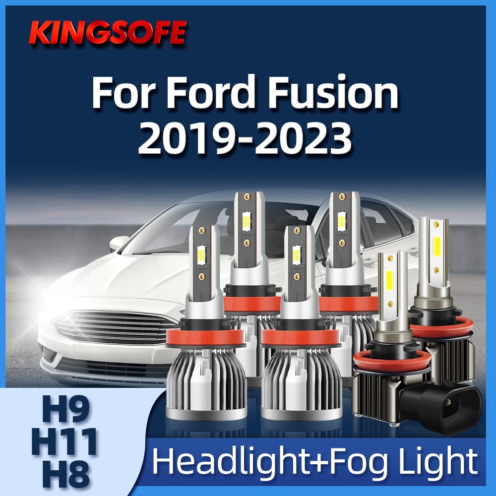 H11 LED Headlight Car Bulbs H8 H9 CSP Chip 6000K Turbo Fog Light 12V ...