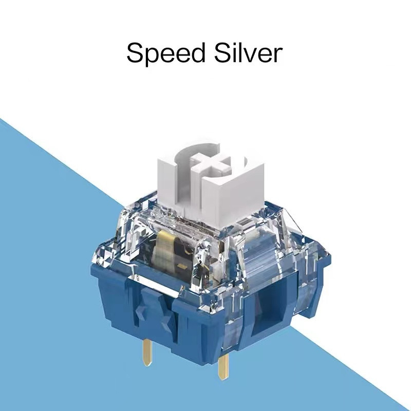 웃4Pcs New TTC Speed Silver Switch Mechanical Keyboard Linear Axis 39gf ...