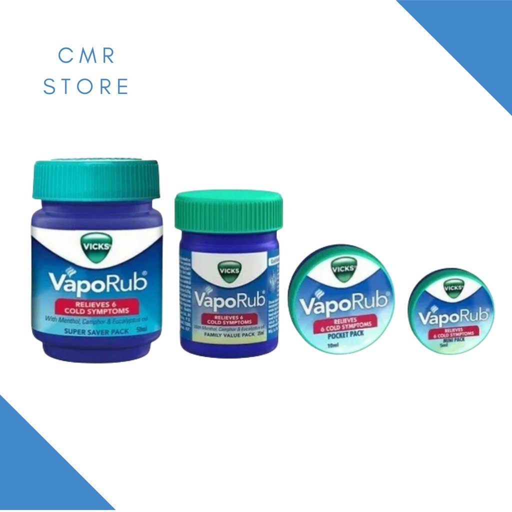 10g and 5g of Vicks Vaporub | Shopee Philippines