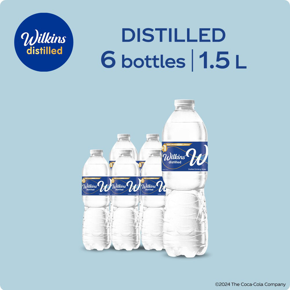 Wilkins Distilled Water 1.5L - Pack of 6 | Shopee Philippines