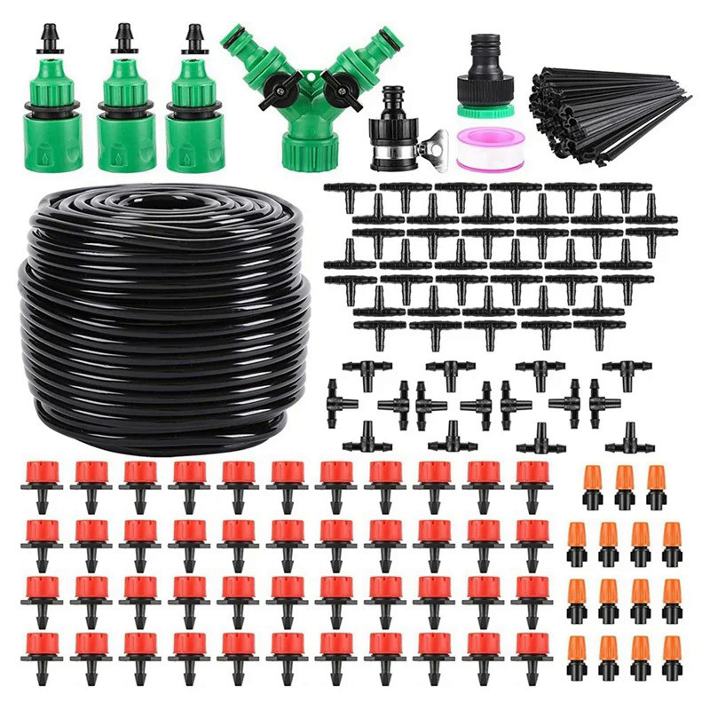 Garden Drip Irrigation Kit Drip Irrigation System 1/4 Inch Blank Tubing ...