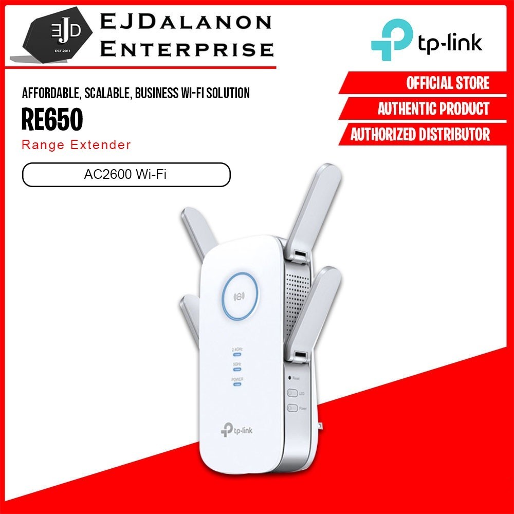 TP-Link Re650 Ac2600 Wi-Fi Range Extender Access Point | Shopee Philippines
