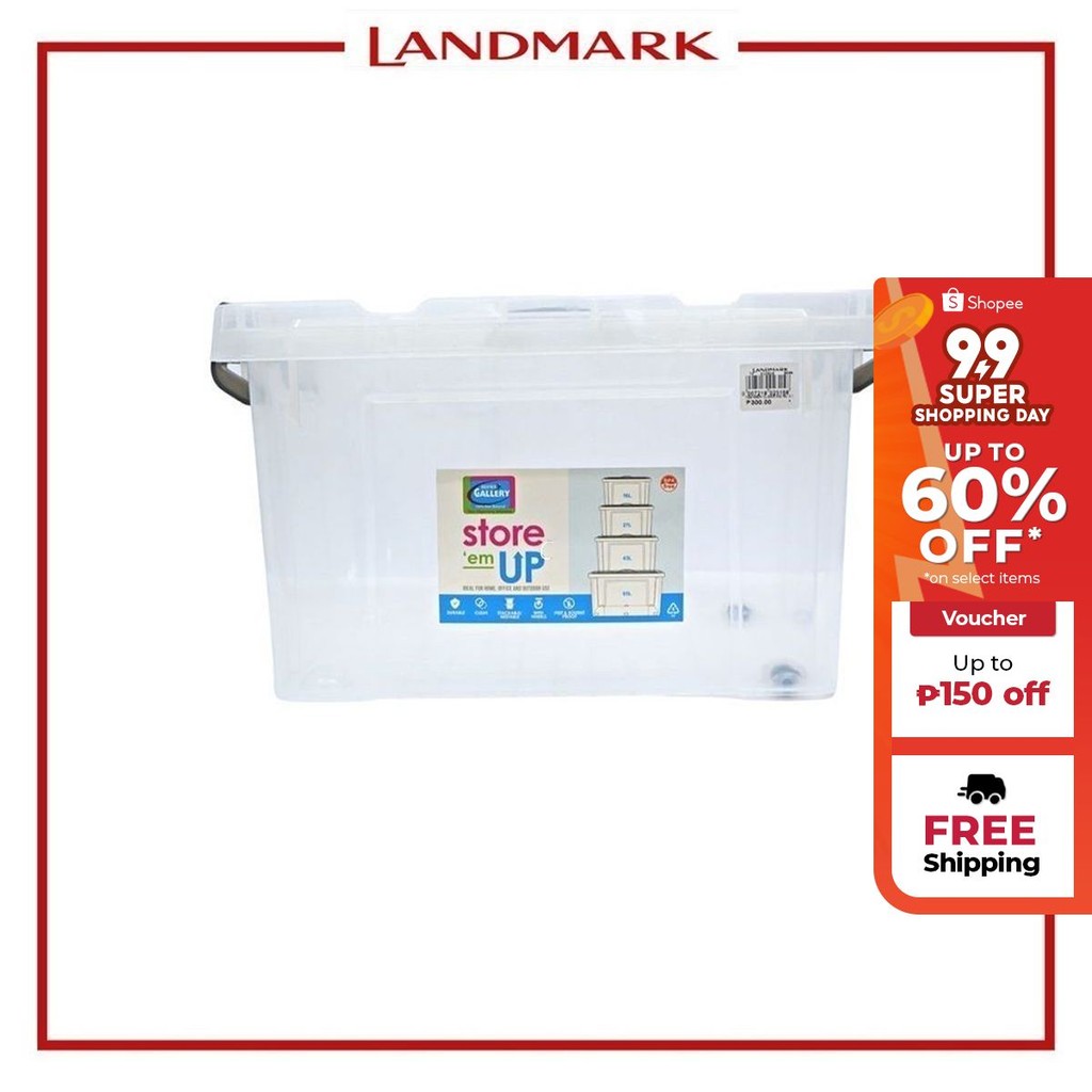 Home Gallery Storage Box 16L | Shopee Philippines