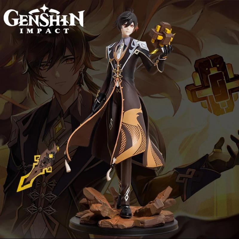Genshin Impact Morax Zhongli Anime Figures Game Peripheral Garage Kit ...