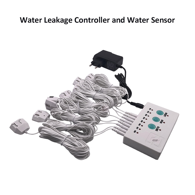 Water Level Sensor Detector Self-check Function 8pcs 6-Meter Long Water ...
