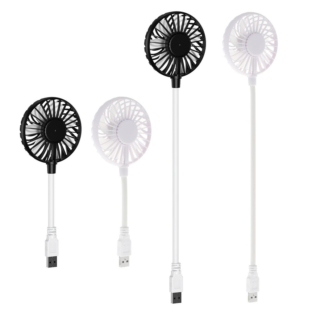 ☾Mini Portable USB Fan Desk Fan Plug and Play Brushless Motor Flexible ...