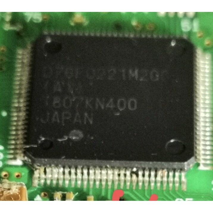 ~D76F0221M2GC for Toyota Crown body computer board CPU chip blank no ...