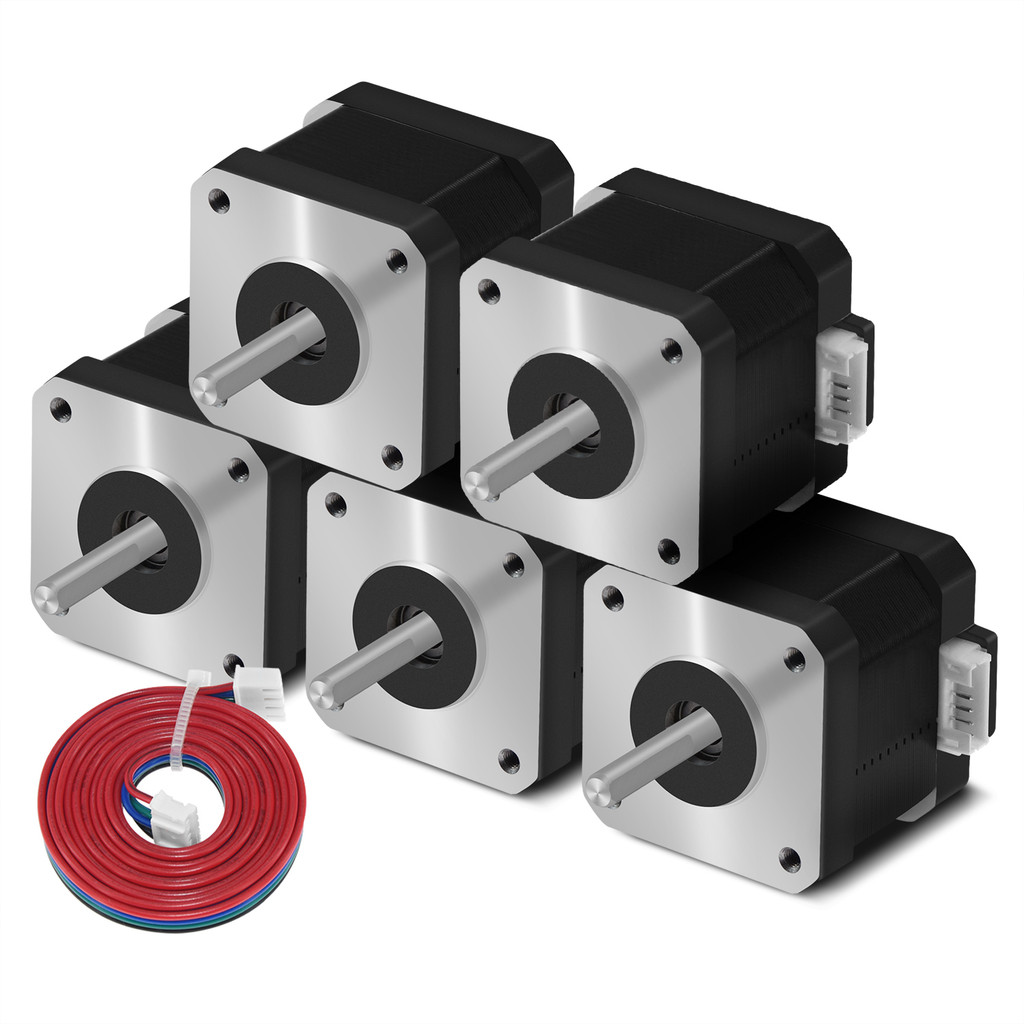유Singasong 5Pcs Nema17 Stepper Motor 17HS4401S 1.5A Nema 17 42BYGH ...