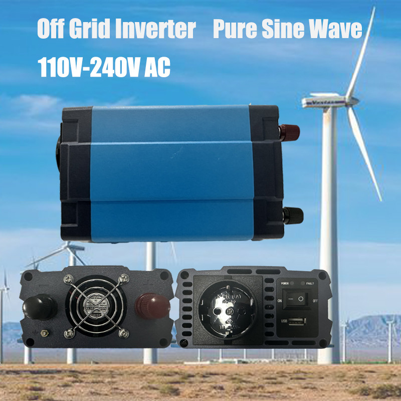 5000W Off Grid inverter Pure Sine Wave 48V 24V 12V DC Input solar wind ...