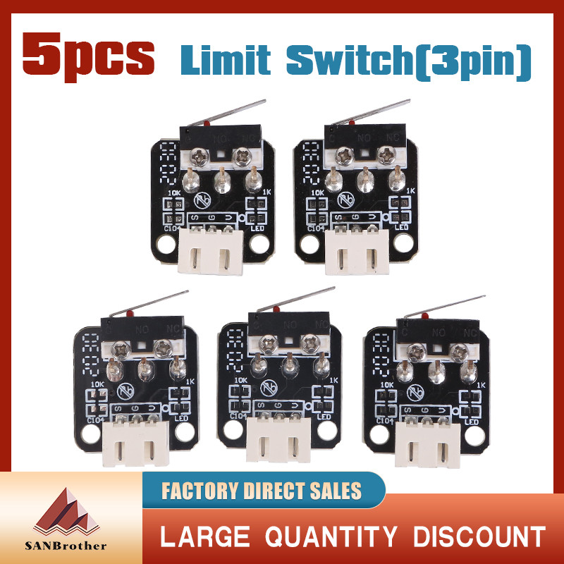 ⓞX/Y/Z Axis End Stop Limit Switch 3Pin N/O N/C Control Easy to Use ...