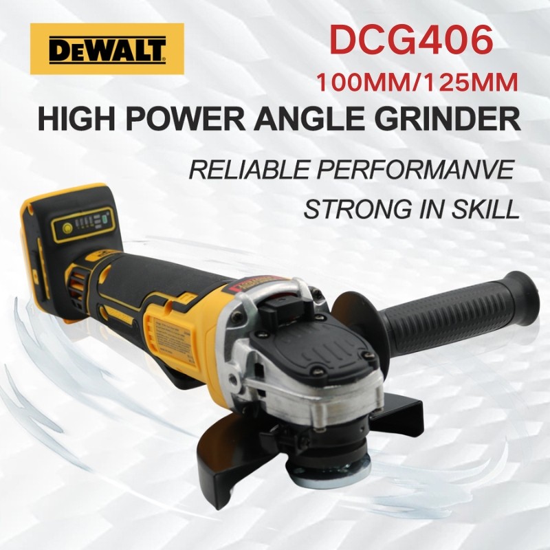 DEWALT DCG406 100/125mm Angle Grinder 20V Battery Brushless Maglev ...