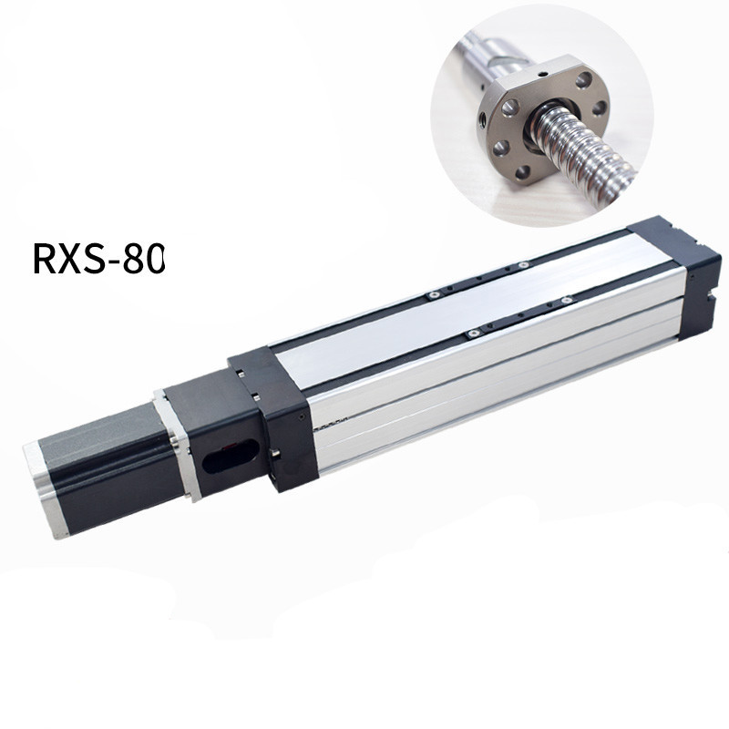 ♚RXS-80 Screw Rod Slide Linear Module Precision Cross CNC Electric ...