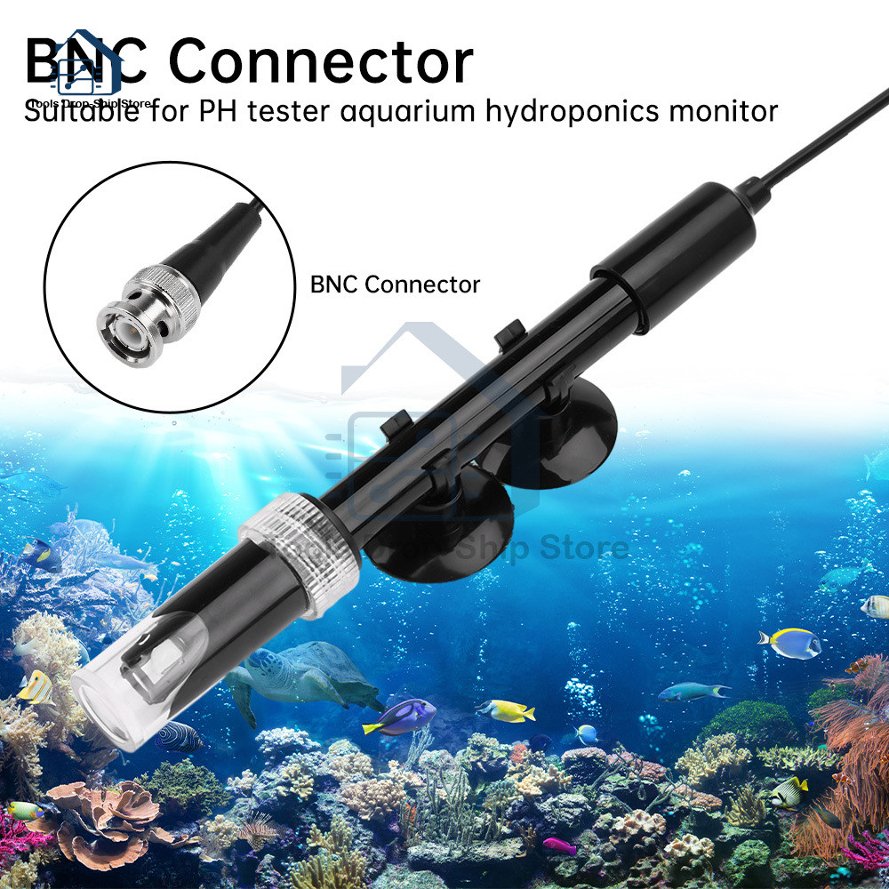 ~PH Electrode Probe BNC Connector PH Controller Meter Sensor Tester PH ...