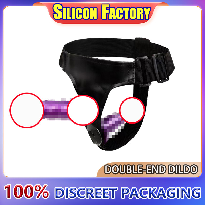 Double Ended Strap On Dildo Penis Women Lesbian Couples Adult Sex ...