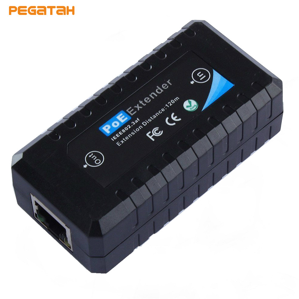 ♣New IEEE802.3af PoE Extender for NVR IP Camera Transmission Distance ...