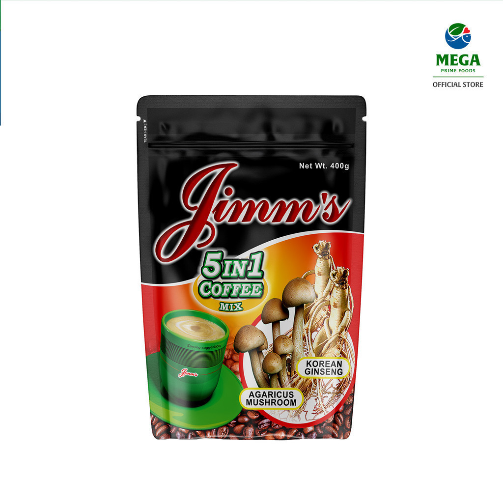 Jimm's Coffee Mix | 5 in 1 Coffee Pouch 400g | Shopee Philippines
