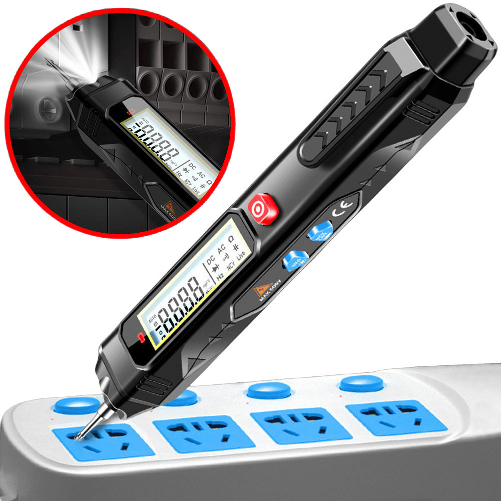 AC DC Voltage Detector Auto Range Electric Wire Detector with ...