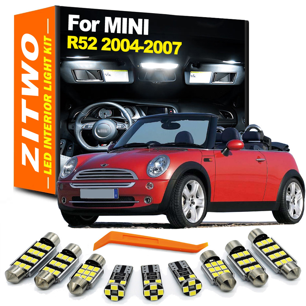 ~ZITWO 10Pcs Canbus For Mini R52 Cabrio Convertible 2004 2005 2006 2007 ...