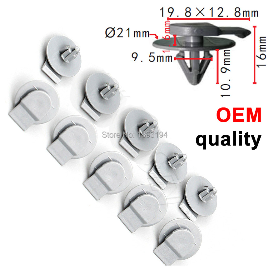 ≈20 / 100 x Wheel Arch Trim Molding Clips For BMW Mini Cooper R50 R52 ...