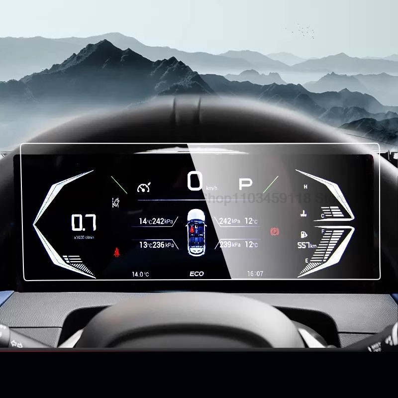 Tempered Glass screen Protector For GAC EMZOOM GS3 2023 2024 car ...