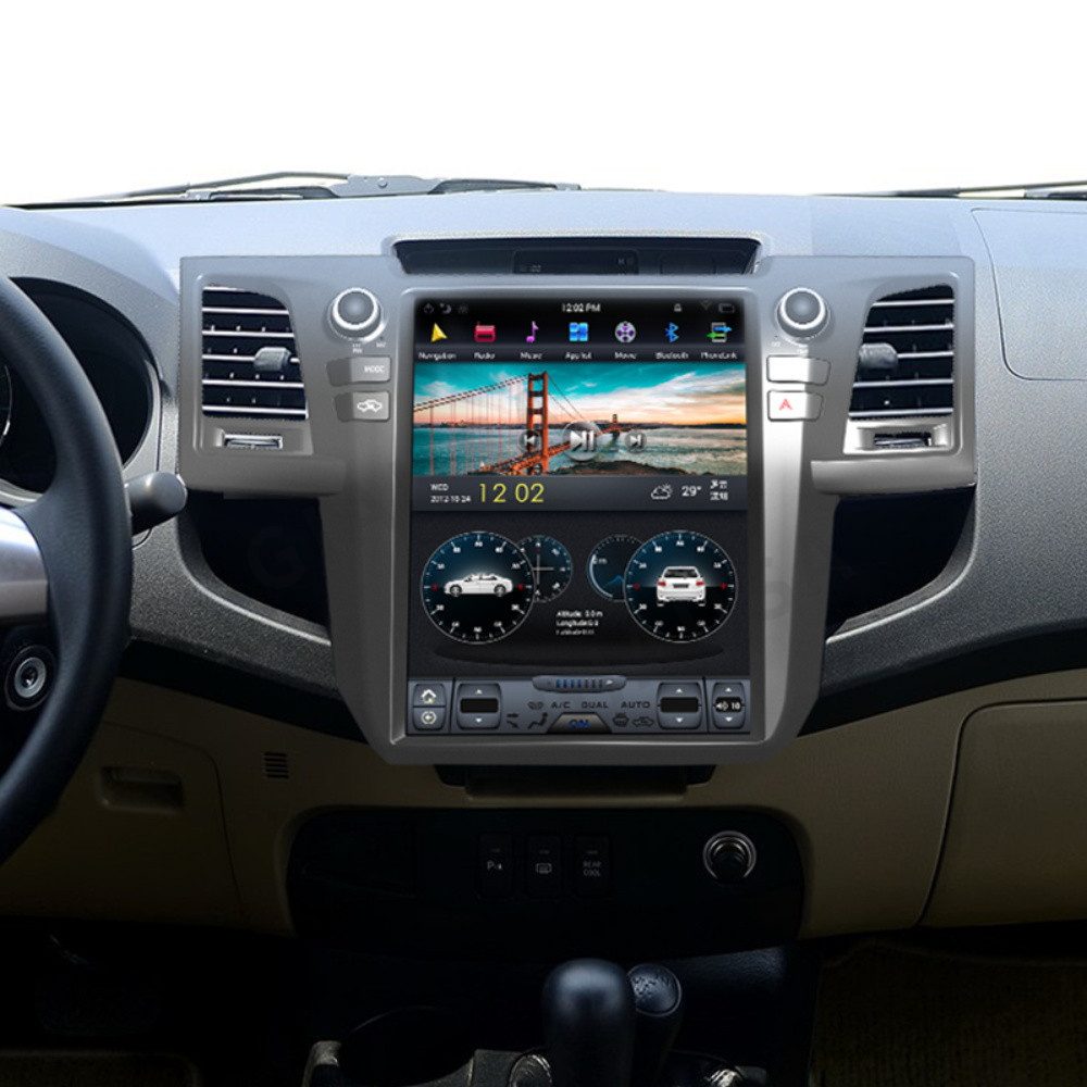 Car Radio Qualcomm For Toyota Fortuner 1 AN50 AN60 HILUX Revo Vigo 2005 ...
