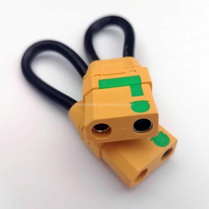 ☃Original AMASS Female XT90 Anti Spark Bind Plug Loop Connector Short ...