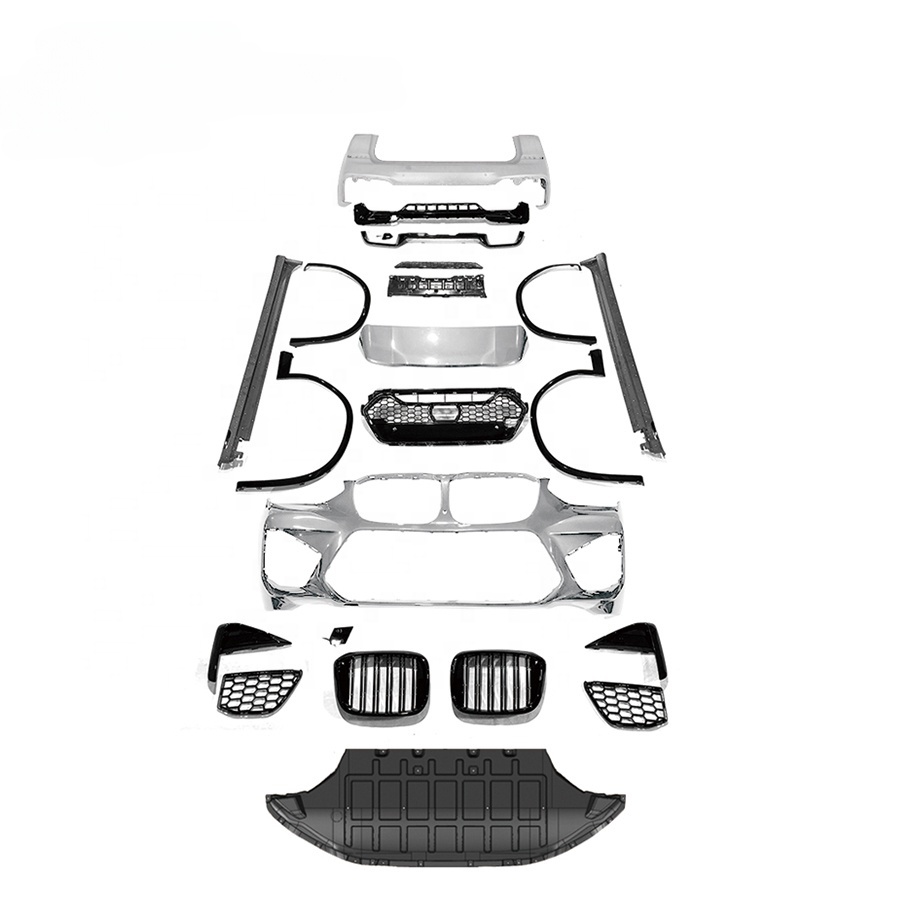 ۩NEW X3 G01 M body kit fit for BM x3 g01 to M style front bumper grille ...