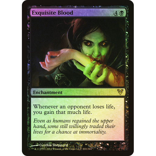 Pr0xy Card - Exquisite Blood (Foil) | Avacyn Restored (AVR) | Shopee ...