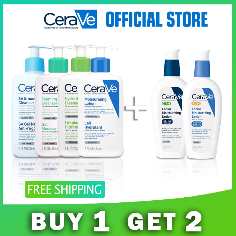 Cerave official store ph CeraVe Facial Cleansers SA Renewing Cleanser ...