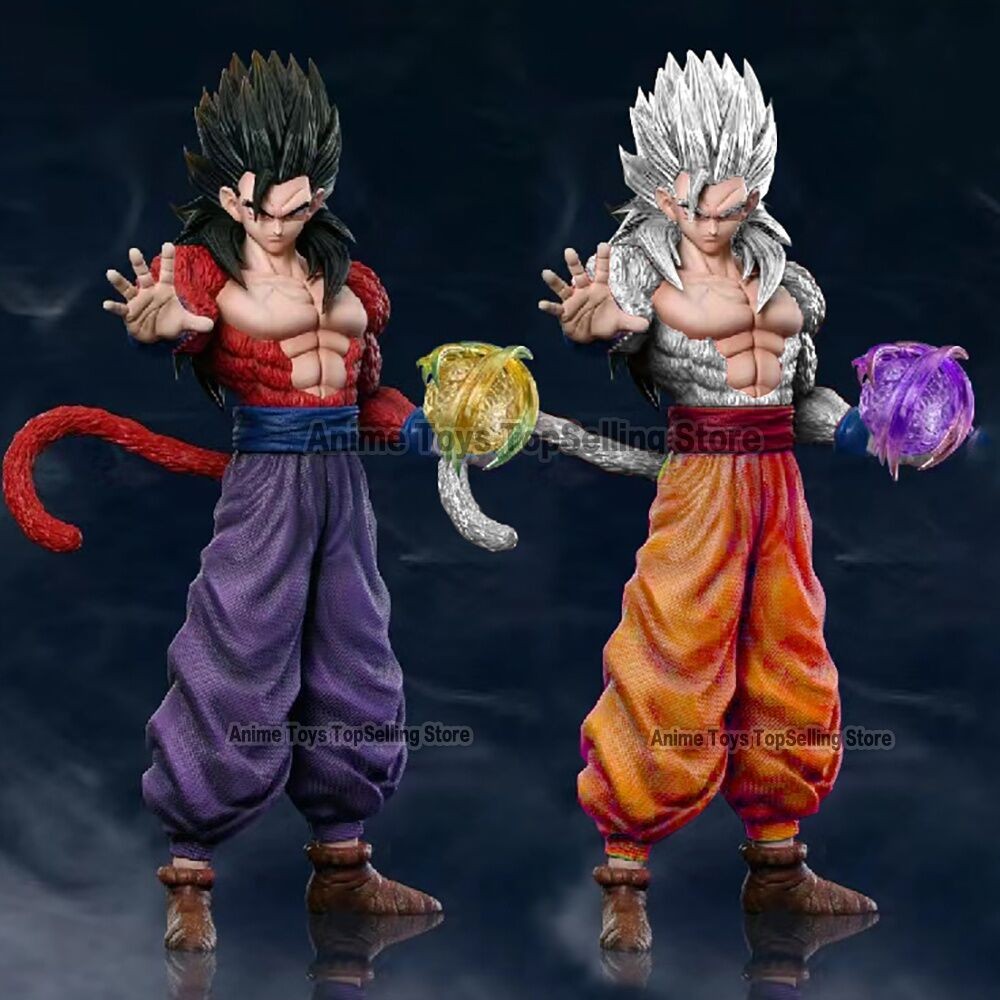 28cm Dragon Ball Z Figure SSJ4 Gohan Action Figure LED luminous sphere ...