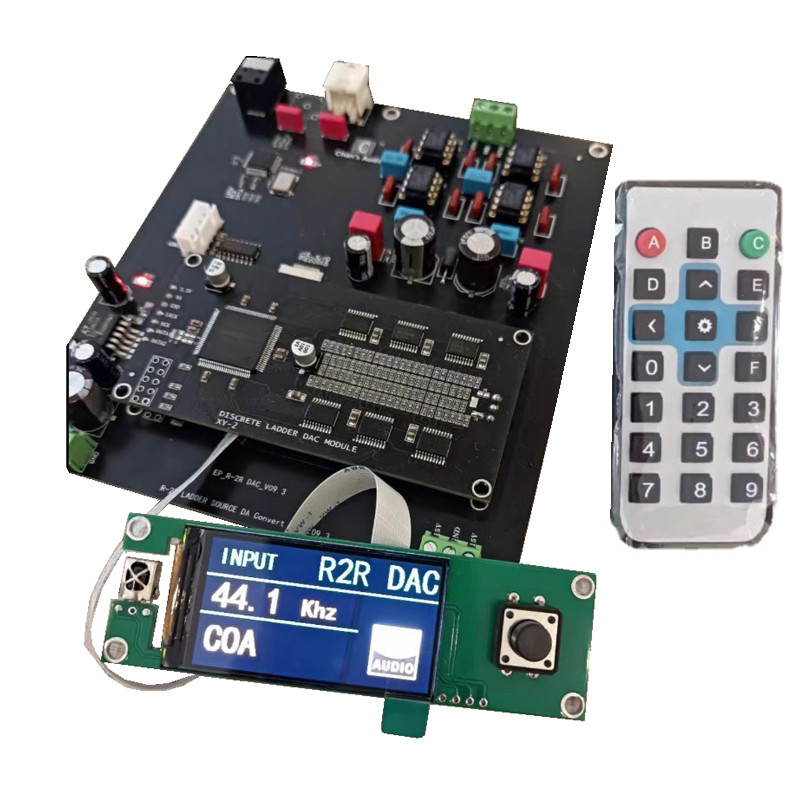 ♥R2R Decoding Board SPDIF Coaxial Input Discrete Resistor Step Decoder ...