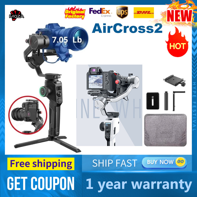 ⋌MOZA AirCross 2 Gimbal with Moza iFocus-M Follow Focus Motor for DSLR ...