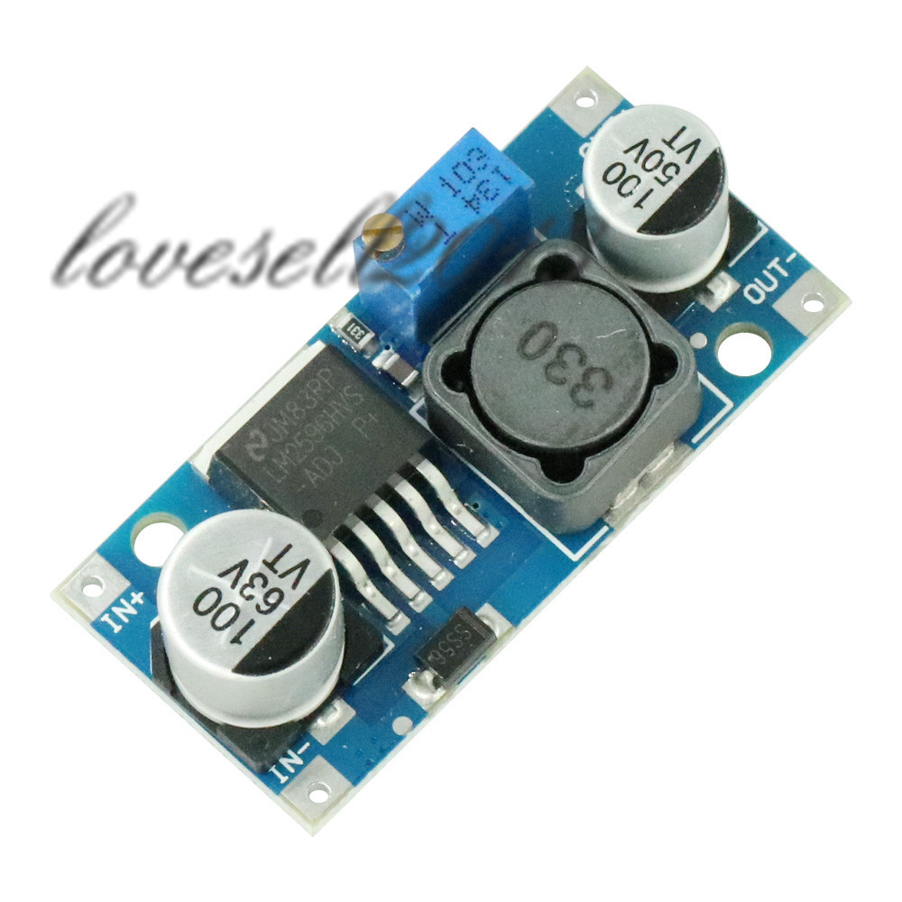 DC DC Buck Converter KIT Adjustable Power Supply DC-DC Step Down Adapter 3A LM2596HVS LM2596HV ...