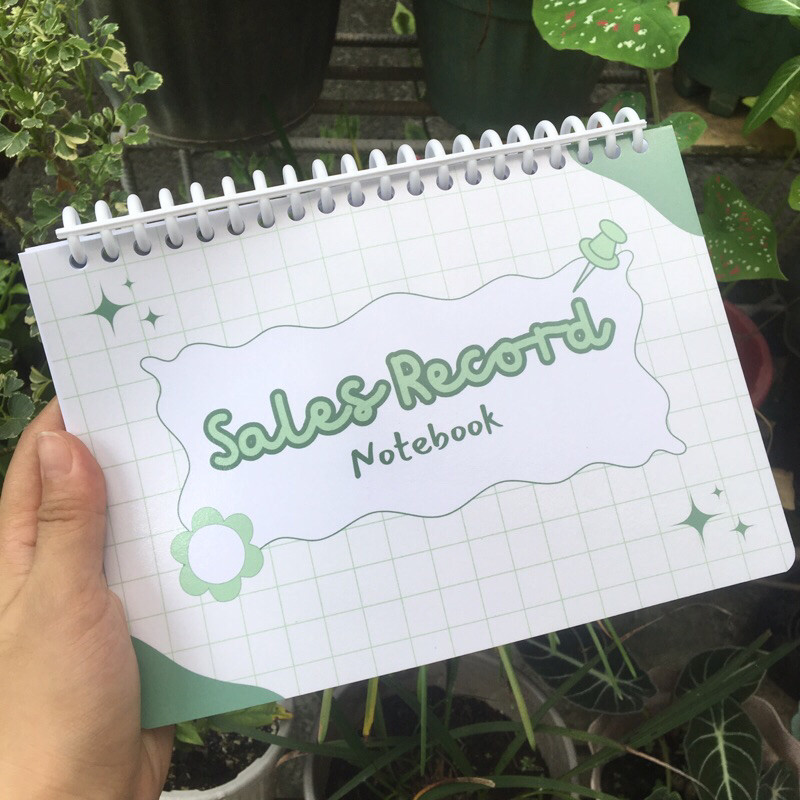 Sales Record Tracker Notebook 100pages (Refillable) | Shopee Philippines