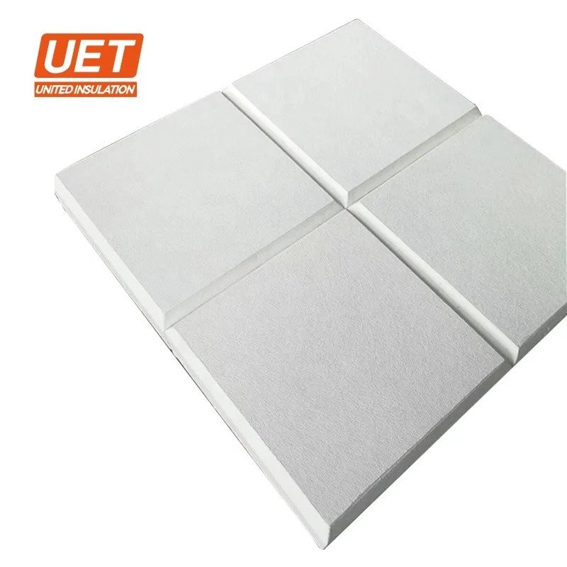 high quality glass wool acoustic ceiling panels fireproof soundproof ...