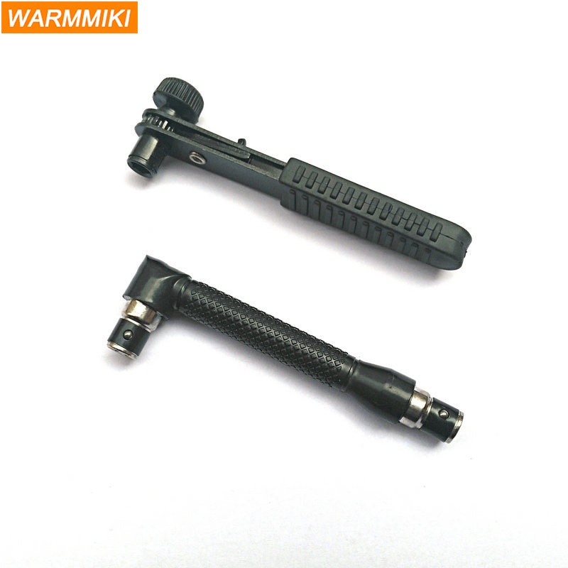 WARMMIKI Fast Ratchet Wrench 1/4 & L Wind Approved Head Screwdriver ...