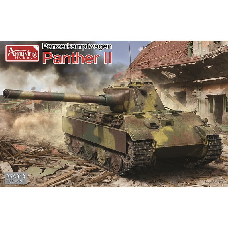 Amusing Hobby 35A018 1/35 German Panzerkampfwagen Panther II - Scale ...