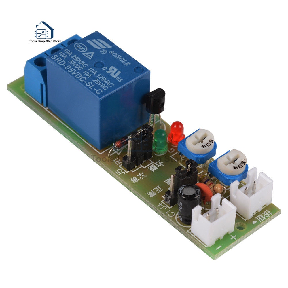 Adjustable Cycle Timer Delay On/Off Switch Power Supply Relay Module DC ...