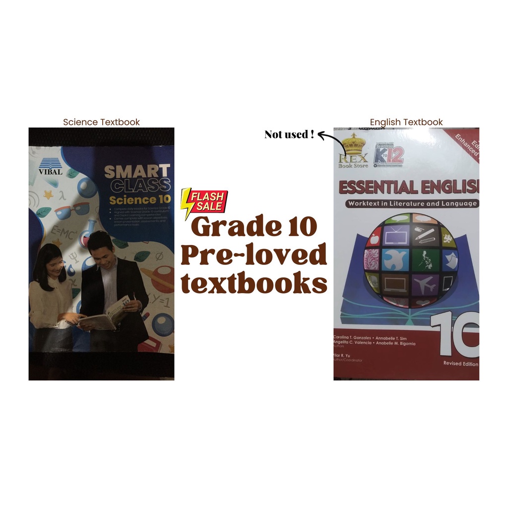 PRE-LOVED] K-12 Grade 10 Textbooks (Science & English) | Shopee Philippines